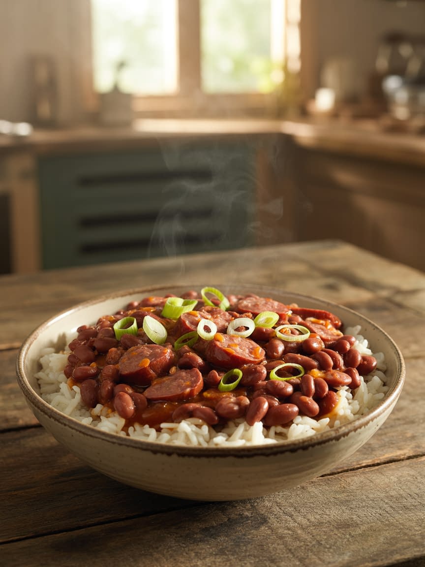 Classic Creole Red Beans and Rice Recipe - Petite Panini