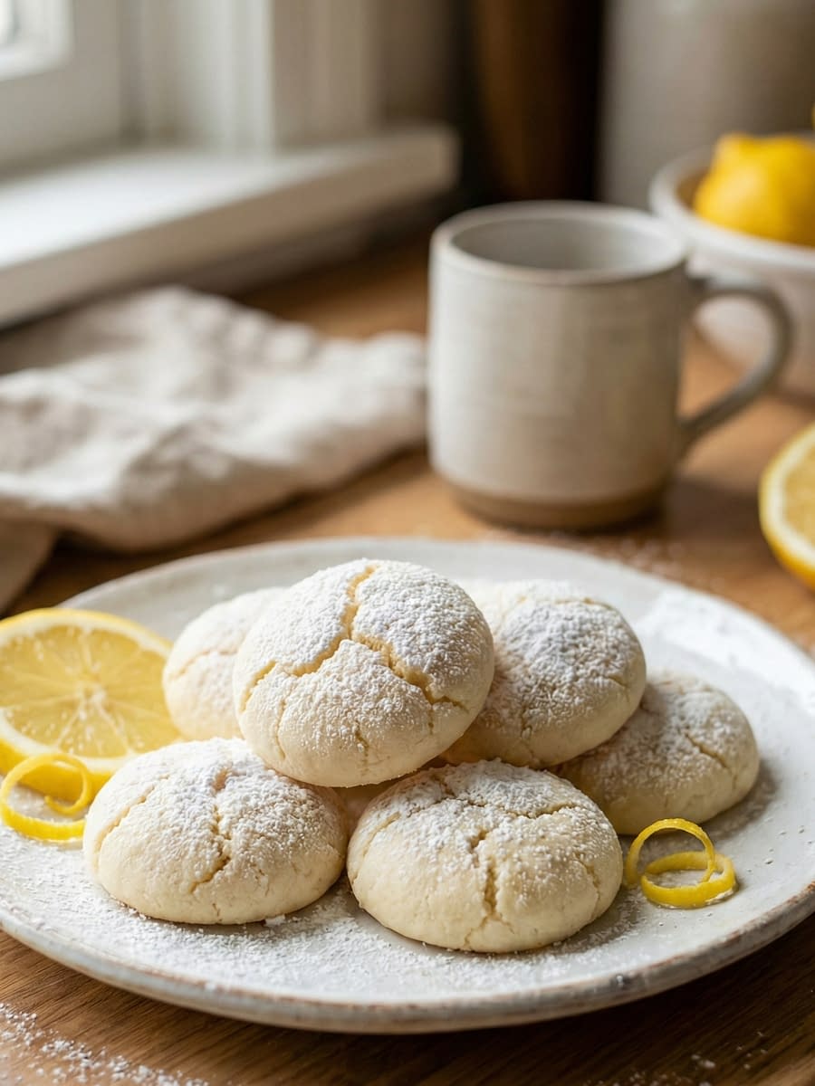 Classic Lemon Meltaway Cookies Recipe - Petite Panini
