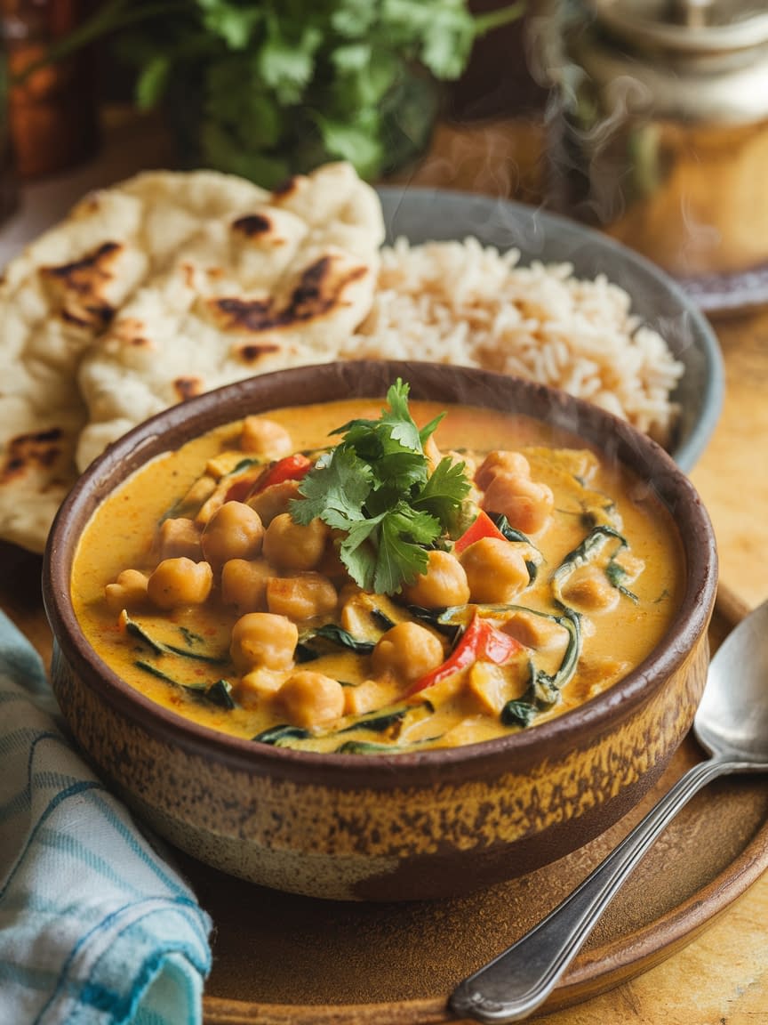 Instant Pot Coconut Chickpea Curry - Petite Panini