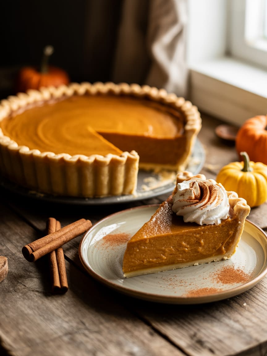 Pumpkin Pie Recipe - Petite Panini